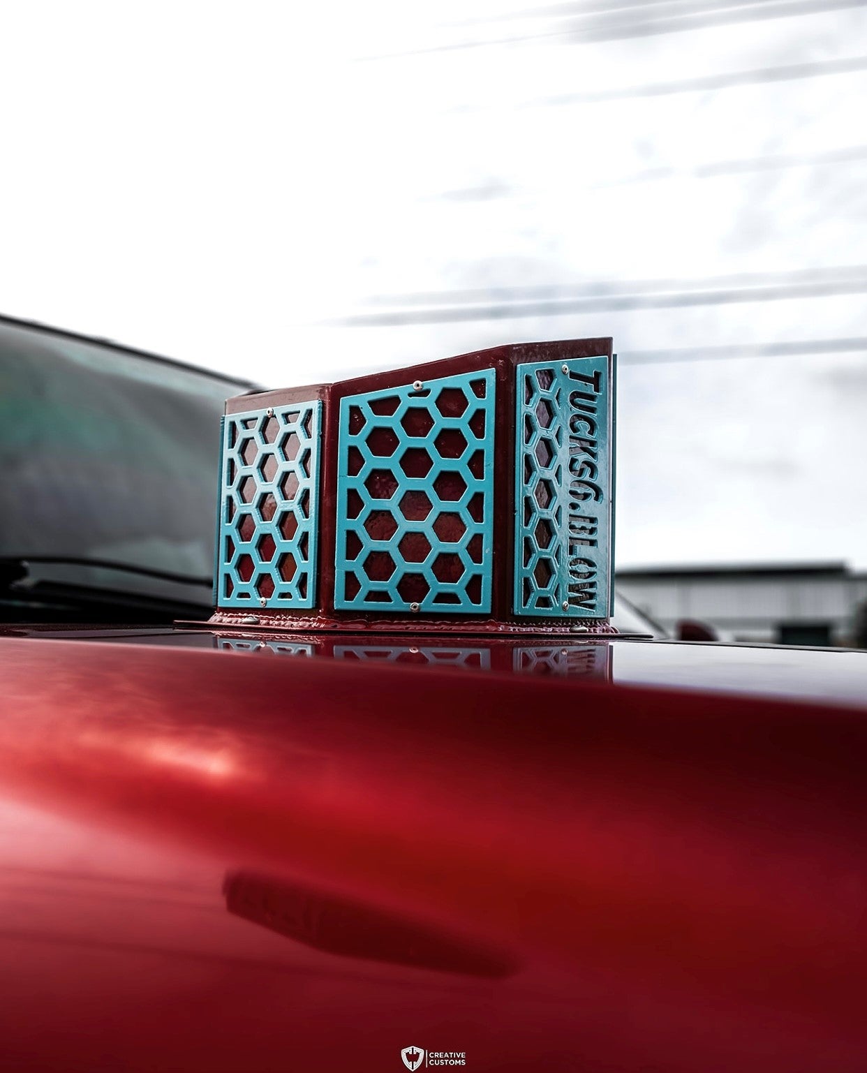 Honey Comb overlay hoodstack | Missouri Fab